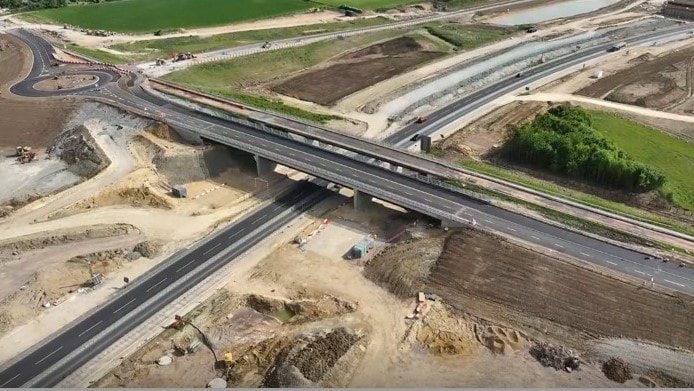 New Roxton Road bridge officially opens on A428 | Skanska in the UK